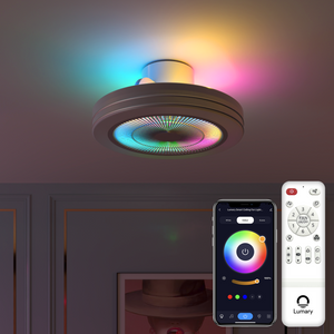 Lumary Smart RGBAI Ceiling Fan Light - Voice/APP Control, 380 RGBAI ...