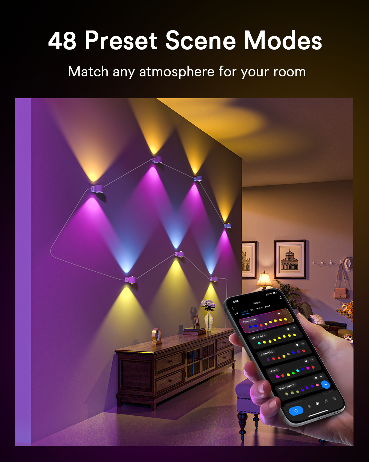 Lumary RGBAICW Smart Wall Sconces