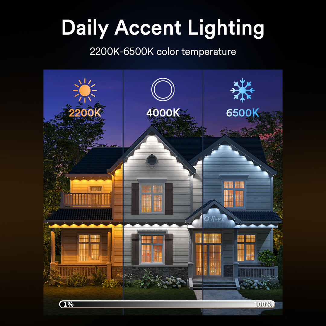 Lumary RGBAI Permanent Outdoor Lights Pro