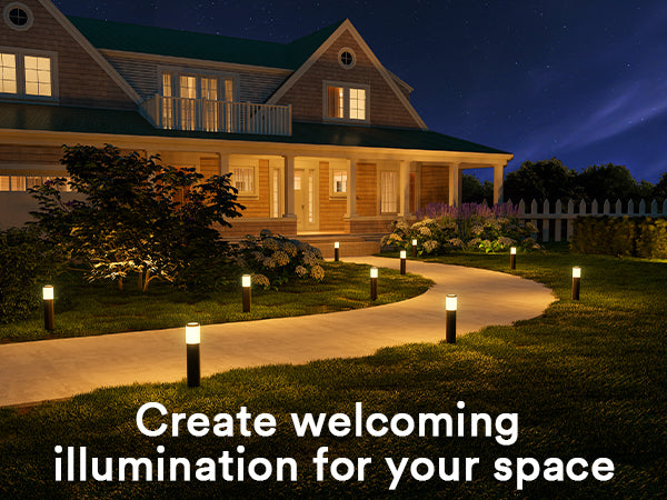 Lumary RGBAI Smart WiFi Pathway Lights - Vibrant Colors, App Control ...