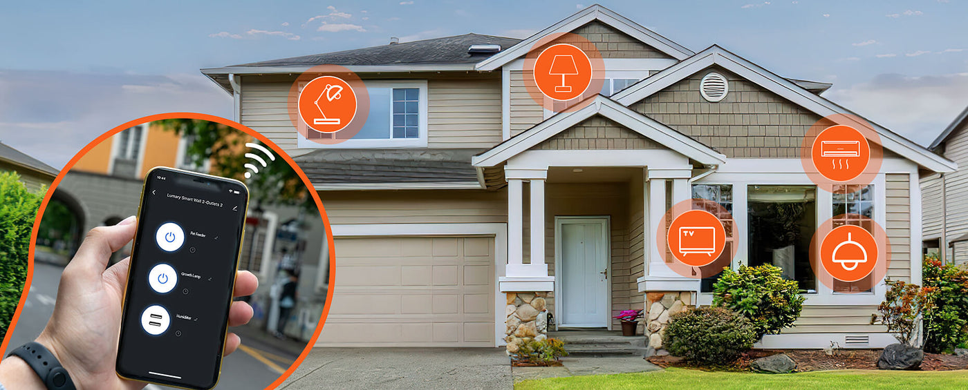 Lumary WiFi Smart USB Outlet in-Wall Receptacle USB Works with Alexa ...