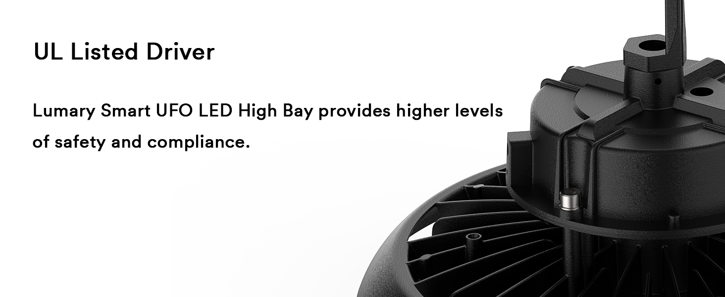 Lumary Smart UFO LED High Bay Light - App Control, Bluetooth Mesh ...