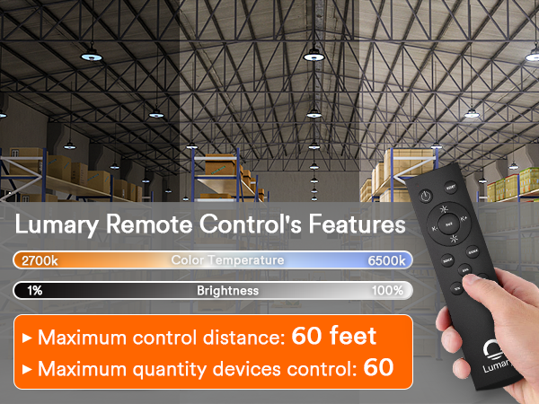 Lumary Smart UFO LED High Bay Light - App Control, Bluetooth Mesh ...