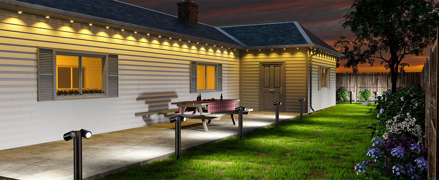 Lumary Smart RGBAI Pathway Lights Pro (4Pack)