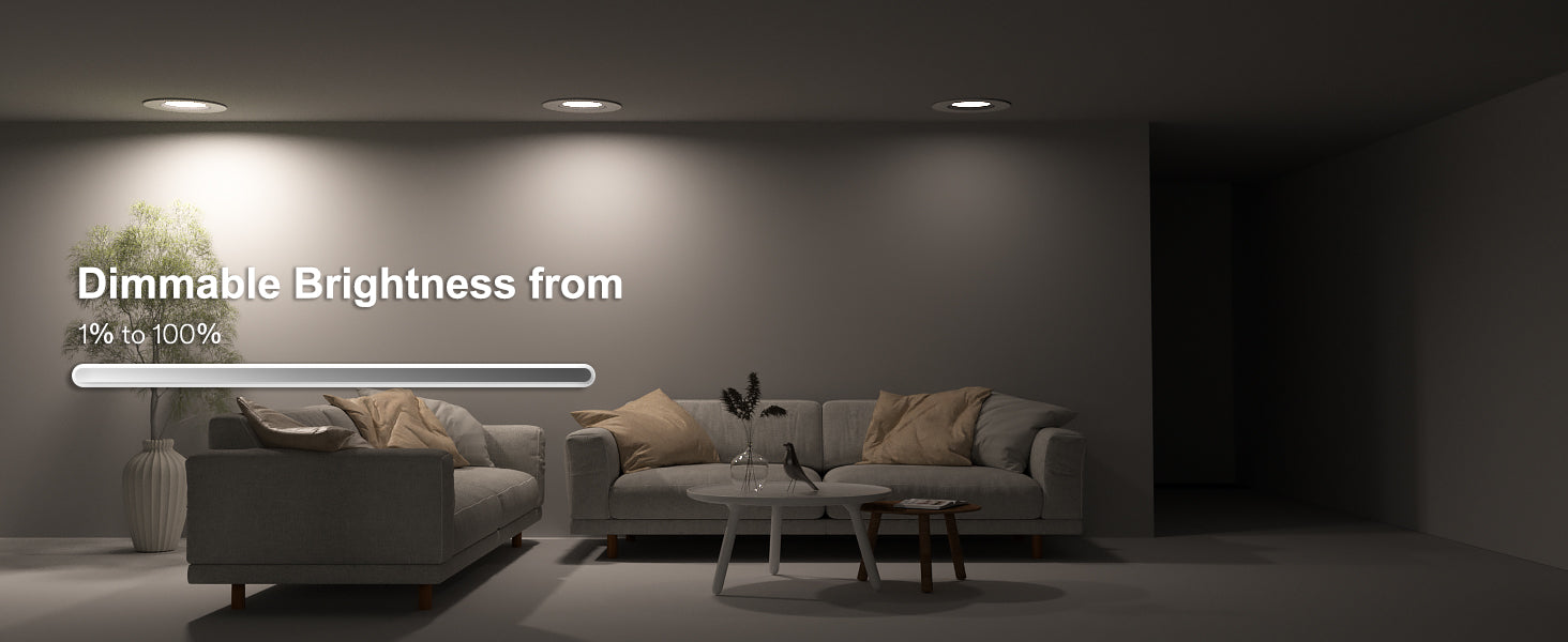 Lumary Smart Retrofit LED Recessed Lighting pro 6 Inch
