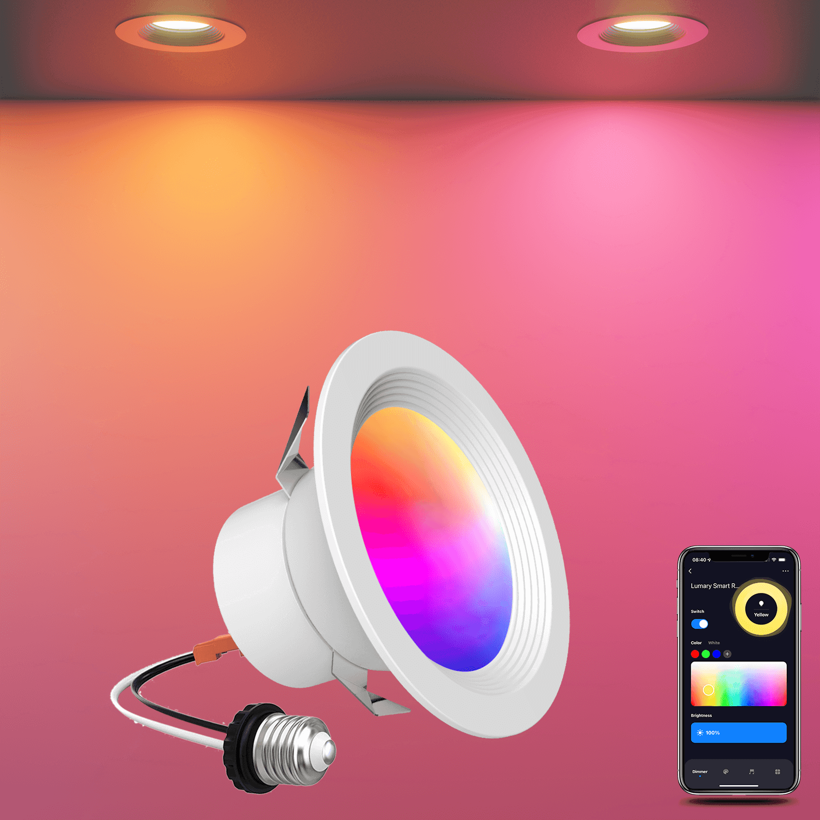 Lumary Smart Recessed Retrofit Can Lights